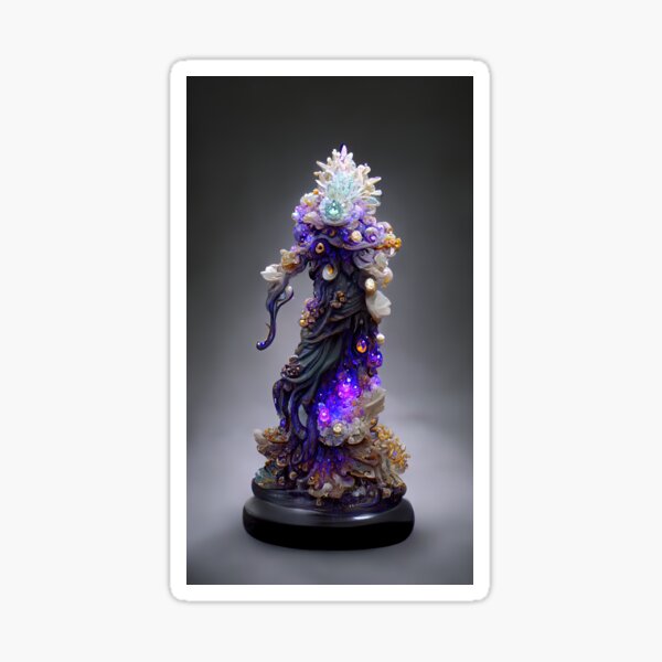 "Gem Encrusted Demonic Sea Anemone Wizard" Sticker for Sale by Jacob ...