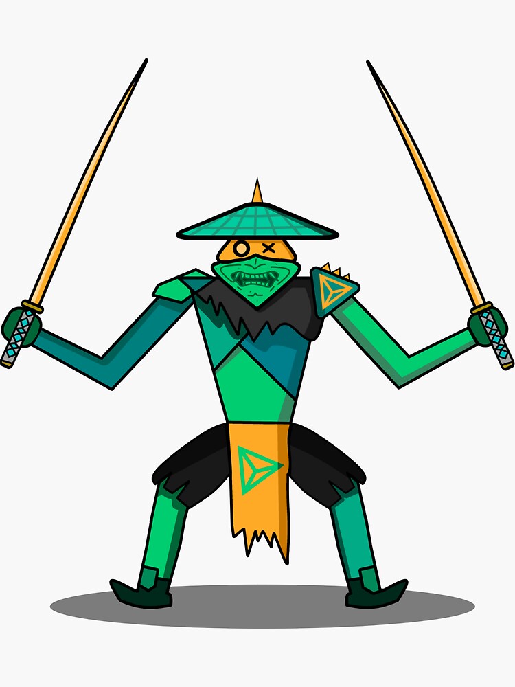 "KOROKU: Mad Samurai" Sticker for Sale by Timelyrelic | Redbubble