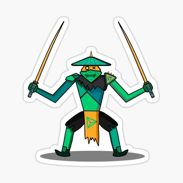 "KOROKU: Mad Samurai" Sticker for Sale by Timelyrelic | Redbubble