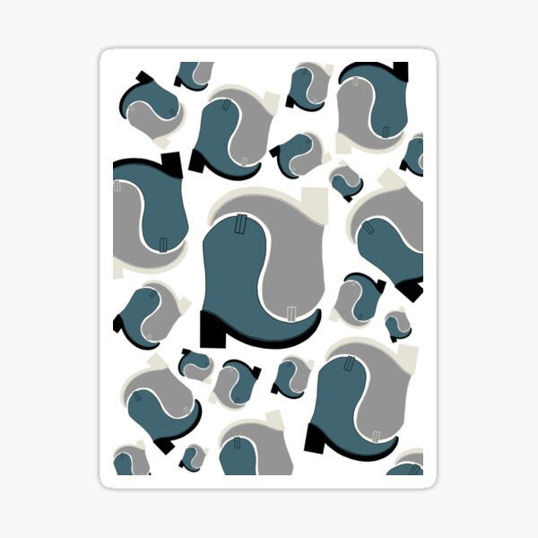 "Cowboy Boot Collage " Sticker for Sale by KellyJorda | Redbubble