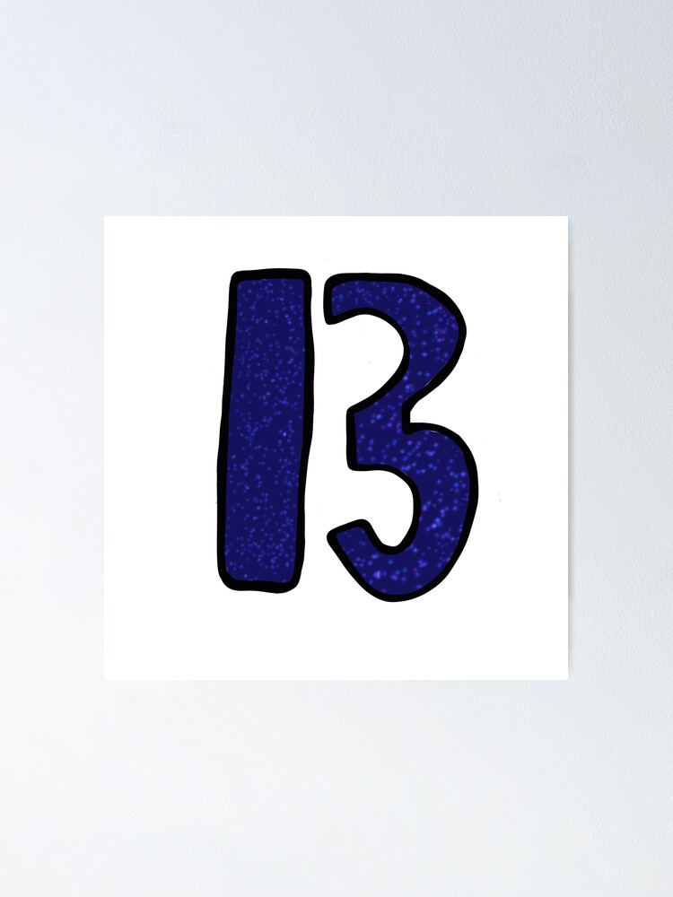 "Midnights 13 - Taylor Swift" Poster for Sale by bombalurina | Redbubble