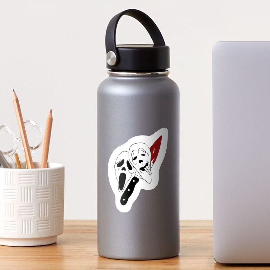 "Scream actors mask" Sticker for Sale by caseyuhh | Redbubble
