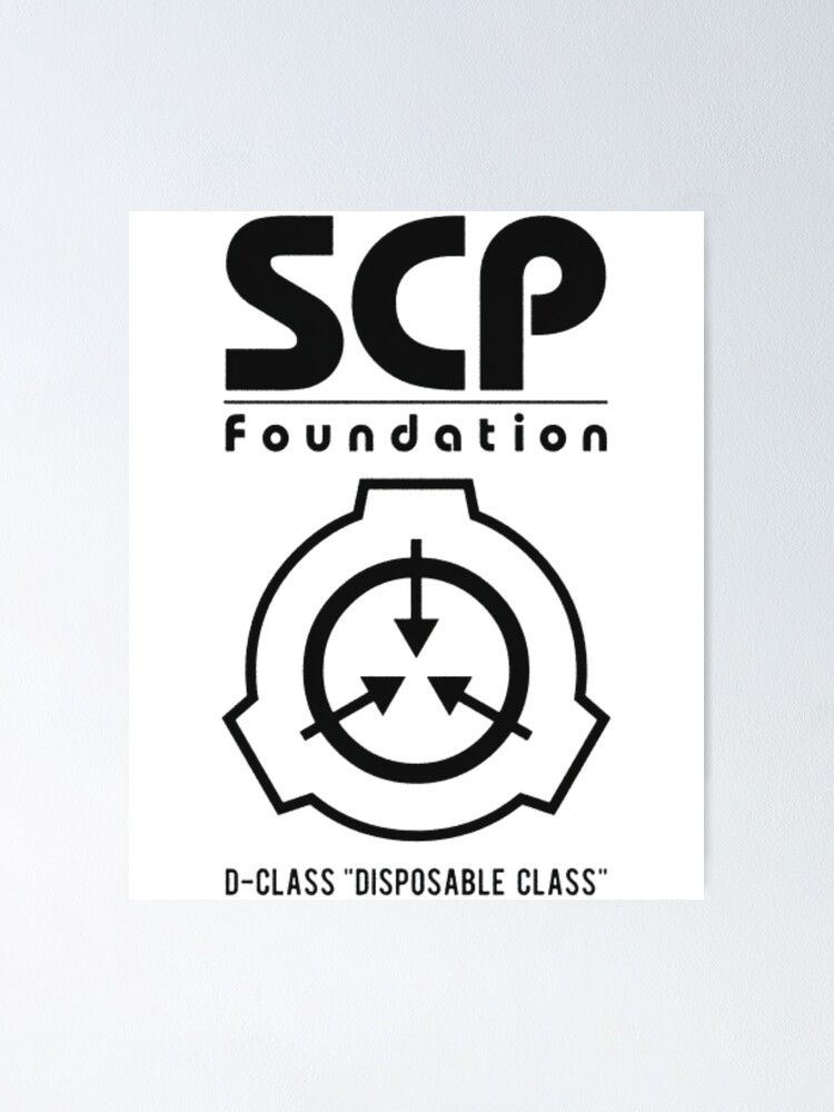 "SCP D-Class - black " Poster for Sale by PaulineDaigle | Redbubble