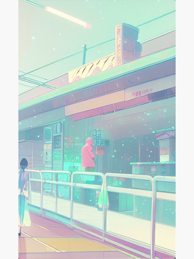 "90s Nostalgia Retro Vaporwave Fantasy Futuristic Retro Landscape ...