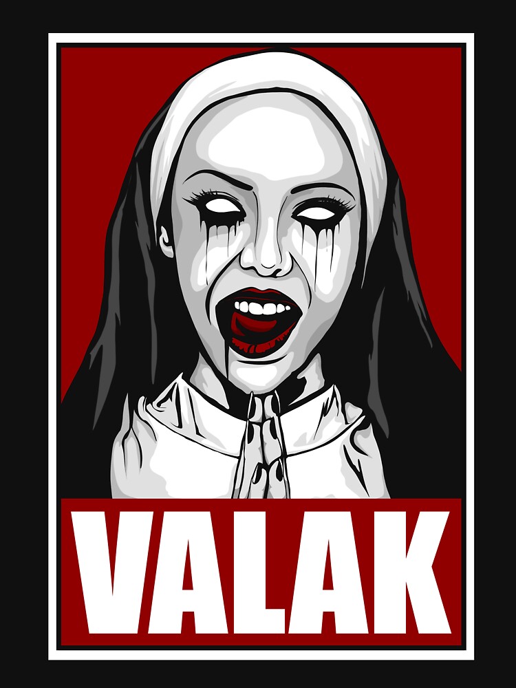 The Nun Valak The Conjuring T-Shirt, Horror T-Shirt, Halloween T-Shirt ...