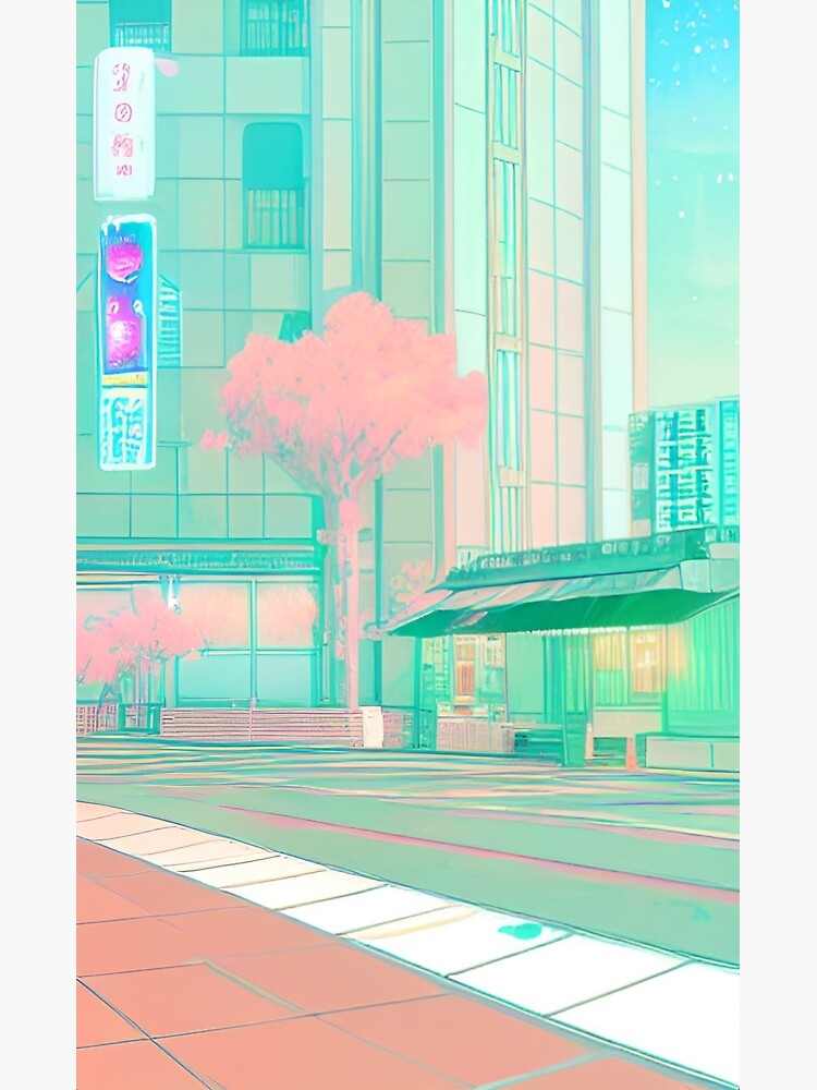 "90s Nostalgia Retro Vaporwave Fantasy Futuristic Retro Landscape ...