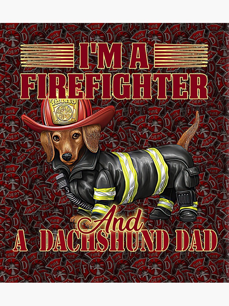 "Firefighter First In American Flag" Sticker for Sale by FraukeWild ...