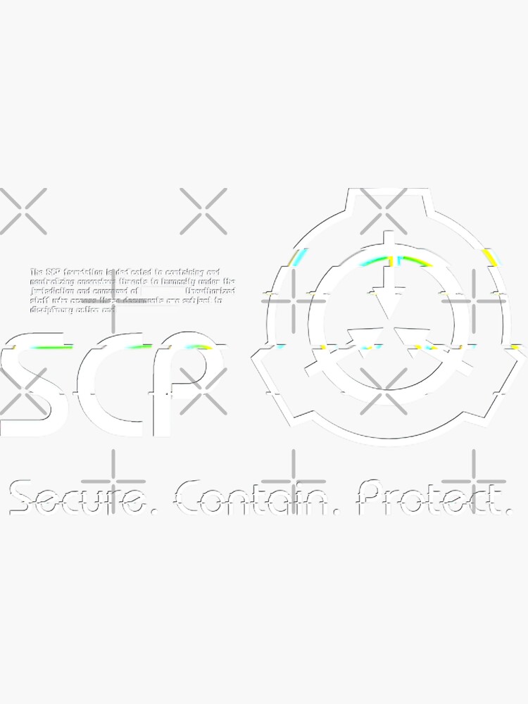 "SCP Foundation Console Logo " Sticker for Sale by PaulineDaigle ...