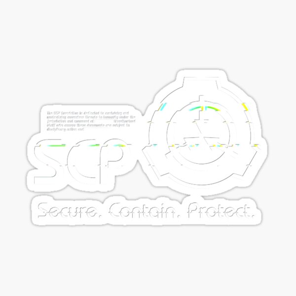 "SCP Foundation Console Logo " Sticker for Sale by PaulineDaigle ...