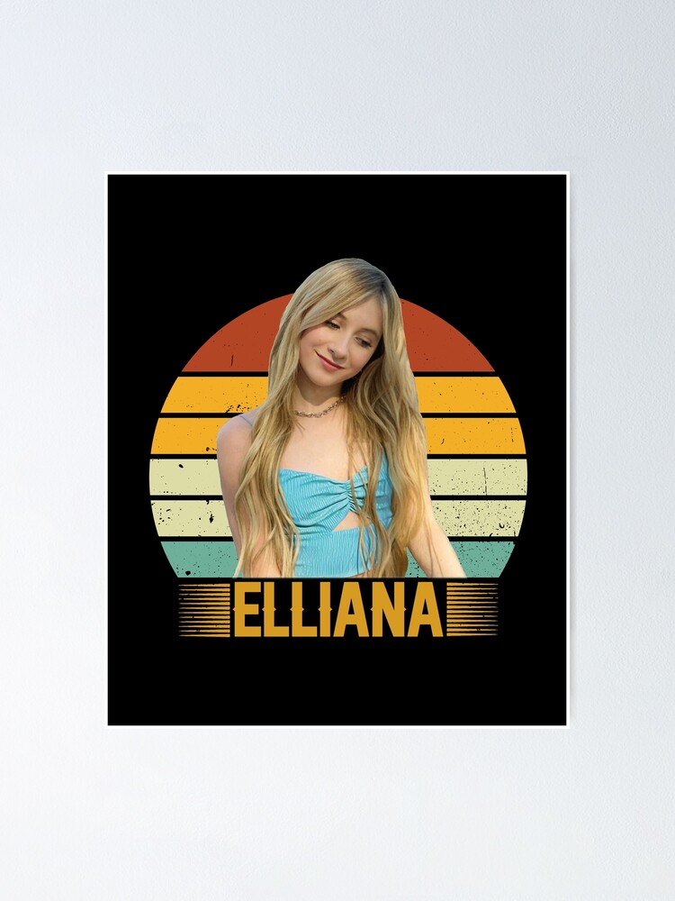 "Elliana a Elliana a Elliana" Poster for Sale by Finiya | Redbubble