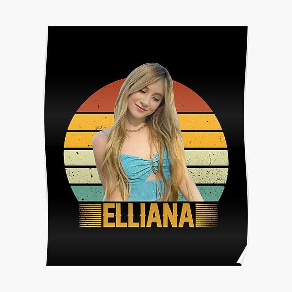 "Elliana a Elliana a Elliana" Poster for Sale by Finiya | Redbubble