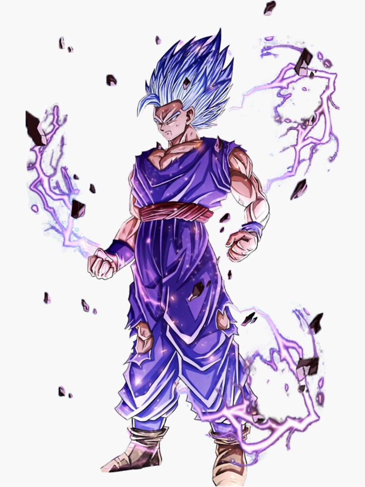 "Beast Gohan Super Sayan Cool " Sticker for Sale by redratFASHION ...