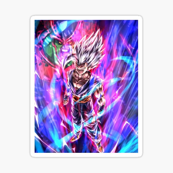 "Beast Gohan " Sticker for Sale by redratFASHION | Redbubble