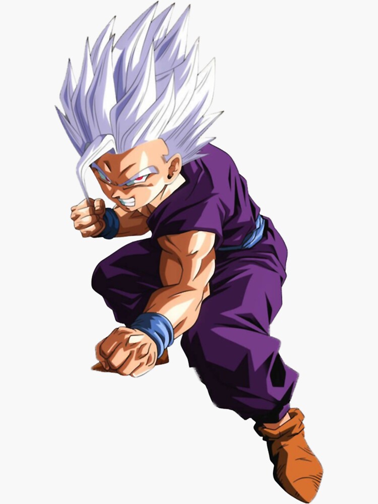 "Gohan beast " Sticker for Sale by redratFASHION | Redbubble