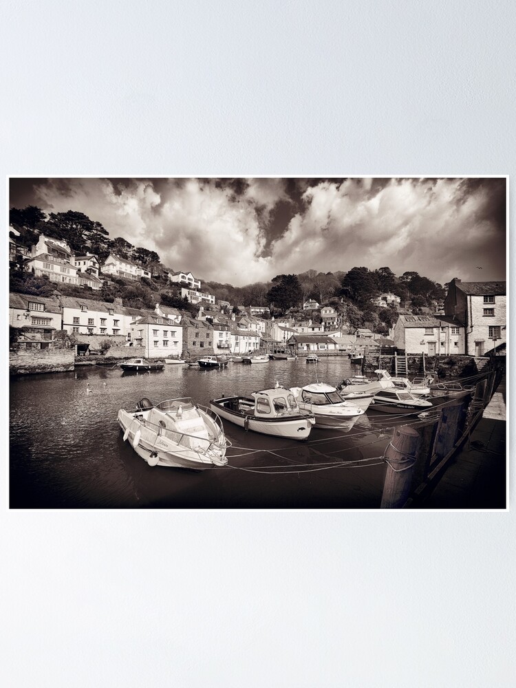 "Polperro Harbour" Poster by yeamanphoto | Redbubble