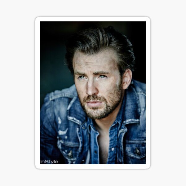 "Chris Evans" Sticker for Sale by RebeccaBruun | Redbubble
