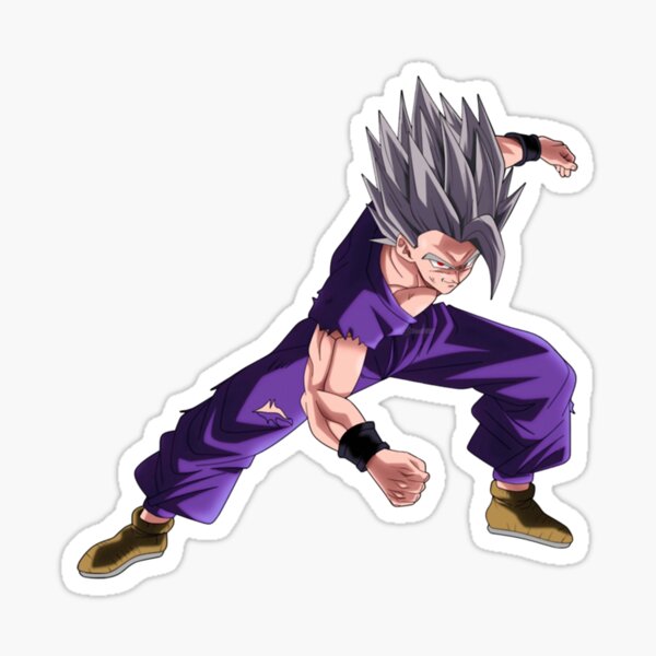 "Gohan beast " Sticker for Sale by redratFASHION | Redbubble
