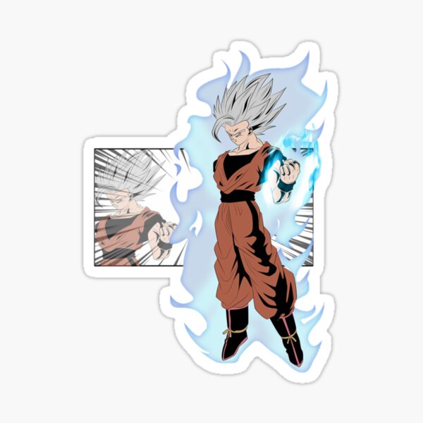 "Gohan New Form Gohan Beast " Sticker for Sale by redratFASHION | Redbubble