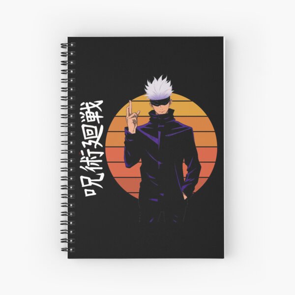 " Jujutsu Kaisen Manga Characters- Satoru Gojo" Spiral Notebook for ...