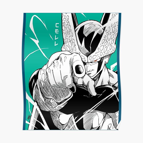 "Perfect Cell Dragon Ball Z Cell Saga Android Saga Fanart " Poster for ...