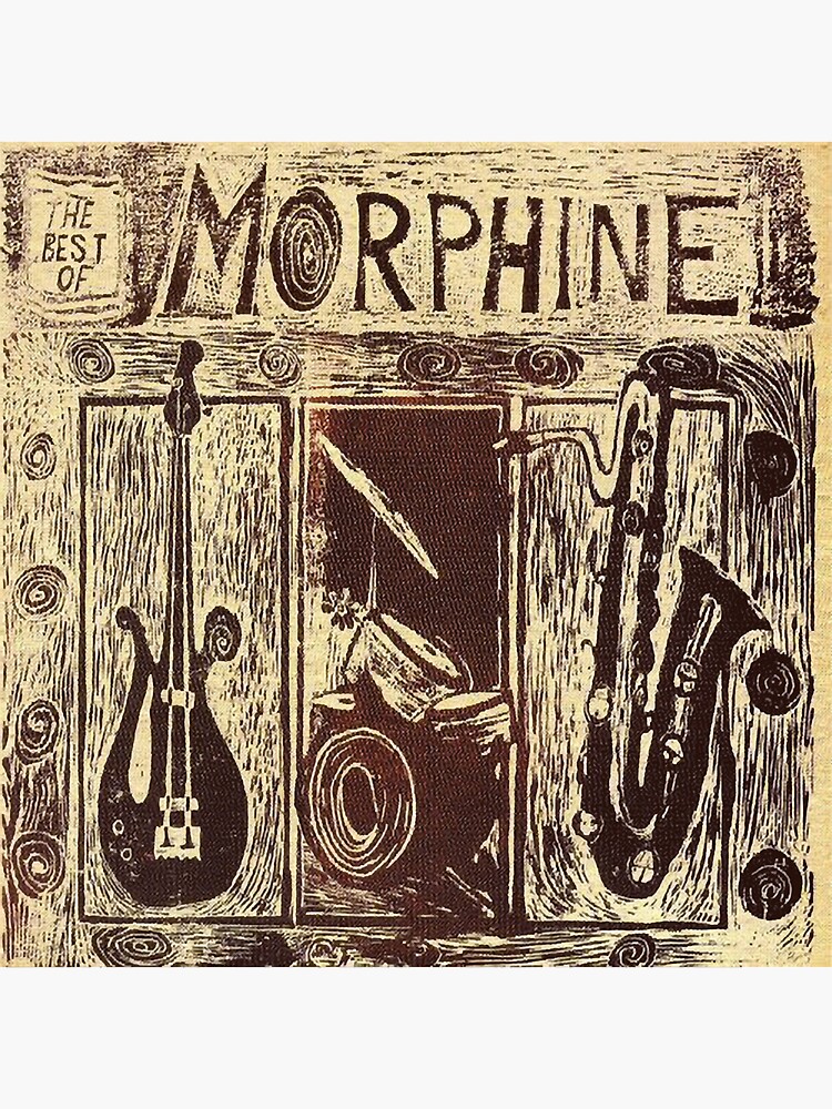 "Morphine rock band" Sticker for Sale by AuroraElliot | Redbubble