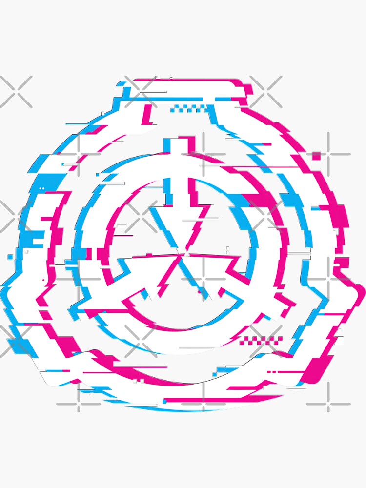 "SCP Logo Insignia Glitch " Sticker for Sale by PaulineDaigle | Redbubble