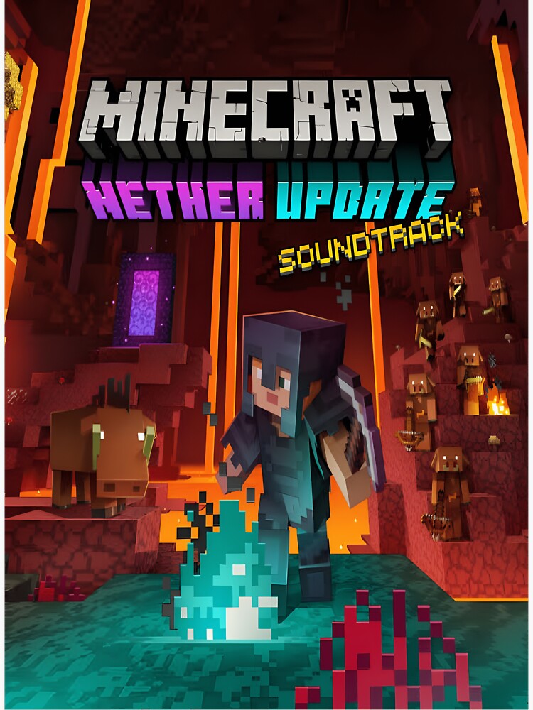 "Minecraft nether update . Classic " Sticker for Sale by godreyimmzzg ...