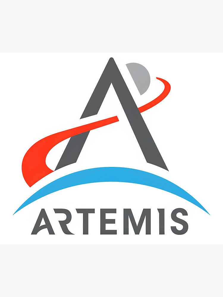 "Artemis One New Logo" Art Print for Sale by productiveart | Redbubble