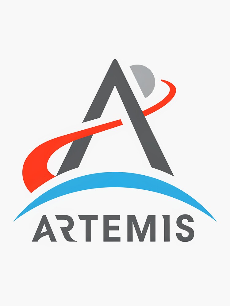 "Artemis One New Logo" Sticker for Sale by productiveart | Redbubble