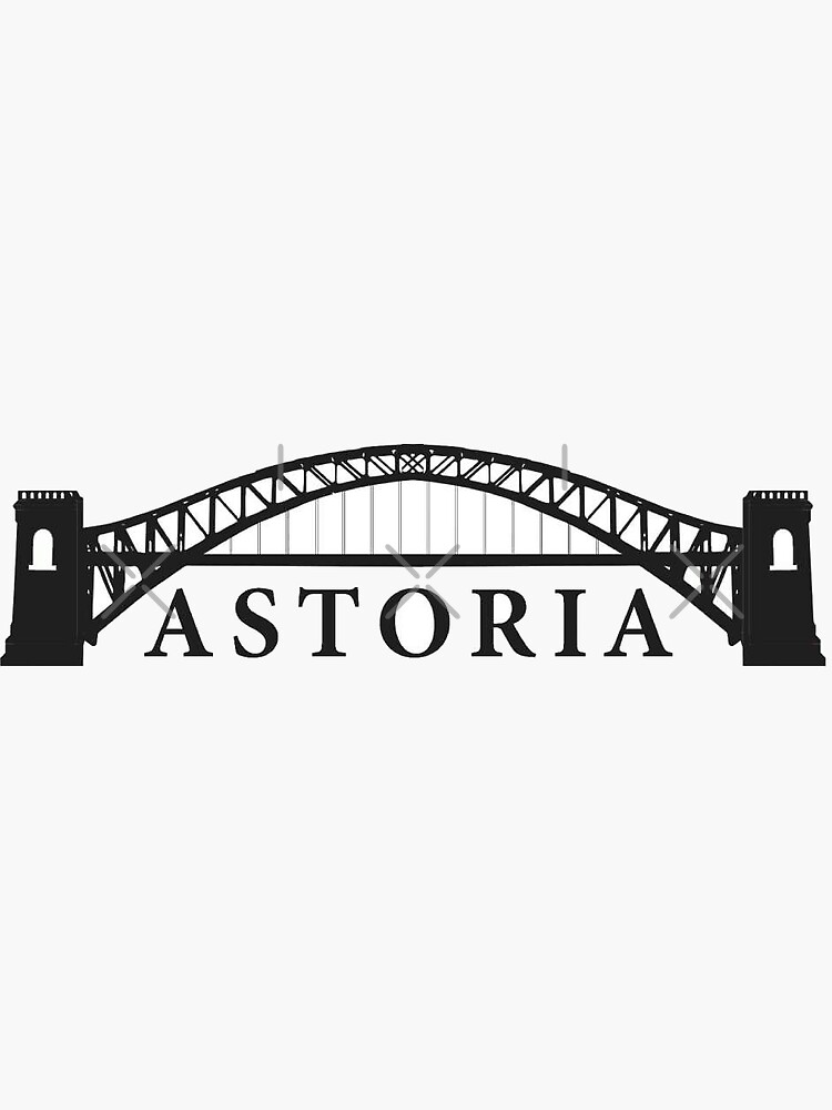 "Astoria" Sticker for Sale by teresaholliday | Redbubble