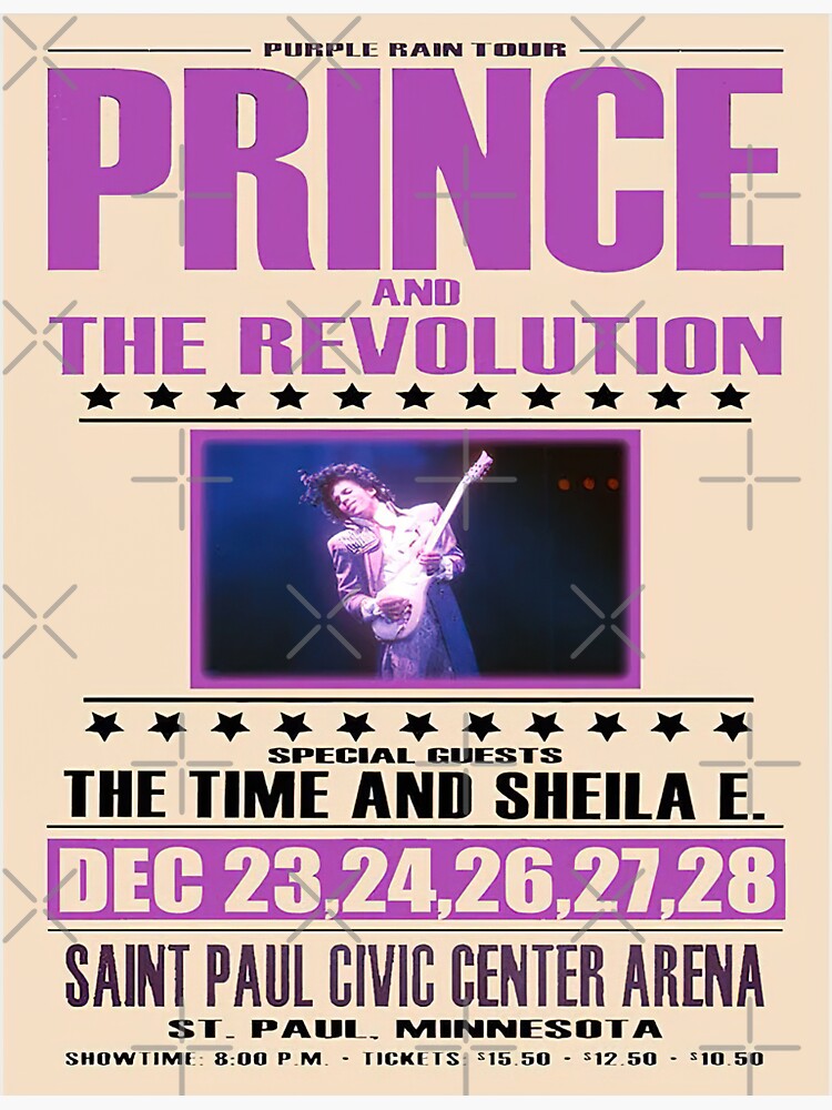 "The Collage Of Prince The Revolution" Sticker for Sale by 54Timeggers ...