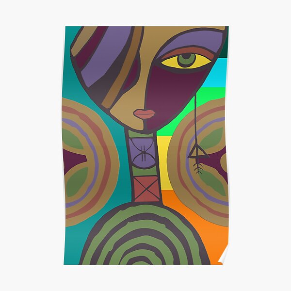 "African Art psychedelic " Poster for Sale by doobill | Redbubble