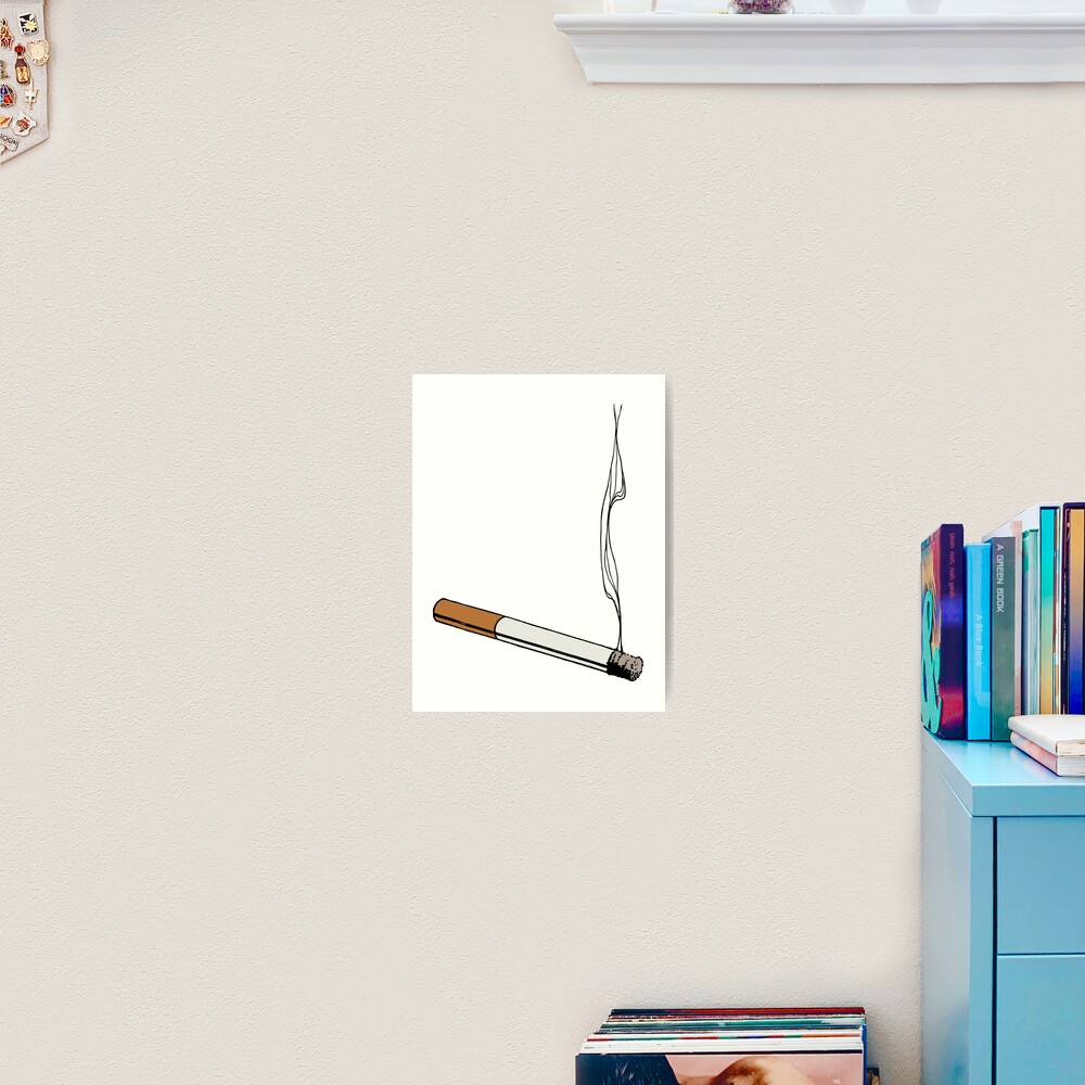 "Ciggy Cigarette" Art Print for Sale by dreamtofly | Redbubble