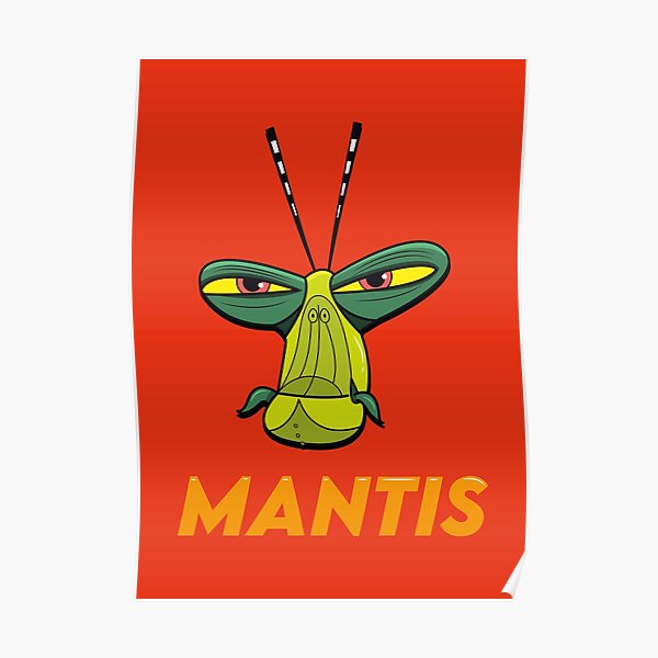 "Mantis - Kung Fu Panda" Poster for Sale by Necronder | Redbubble