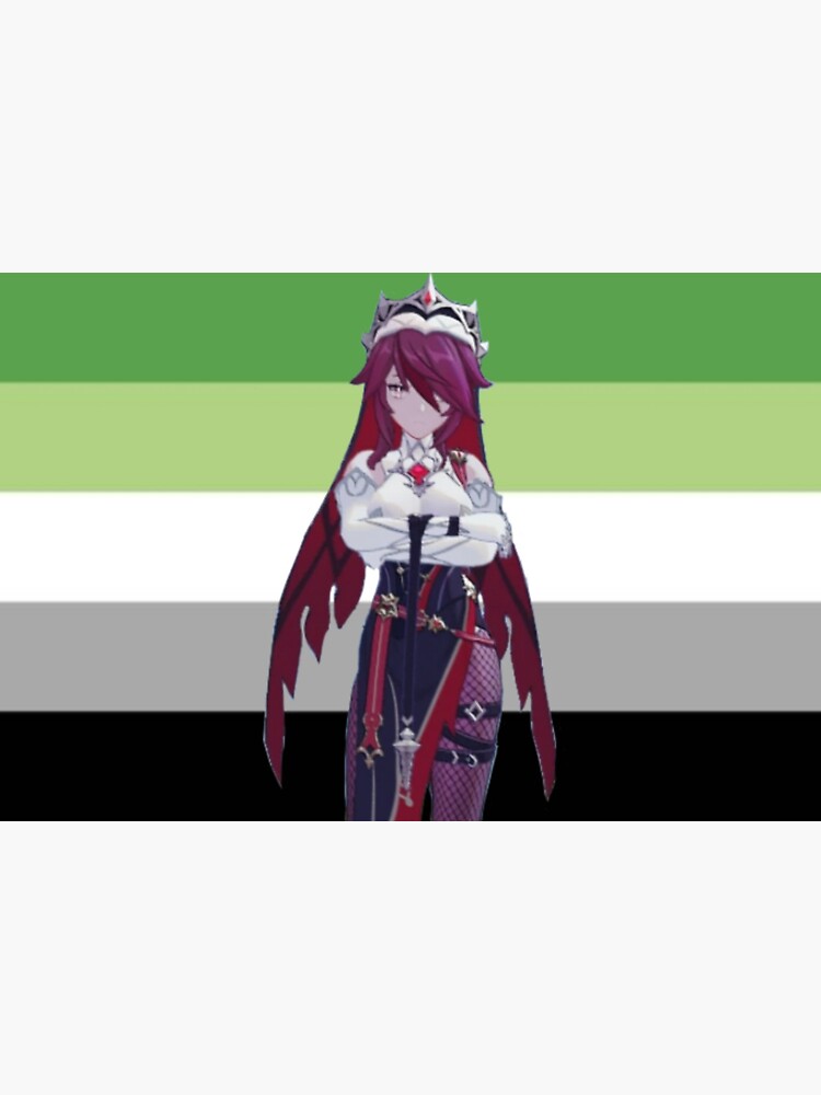 "Rosaria Aromantic pride" Sticker for Sale by Cosplayshin | Redbubble