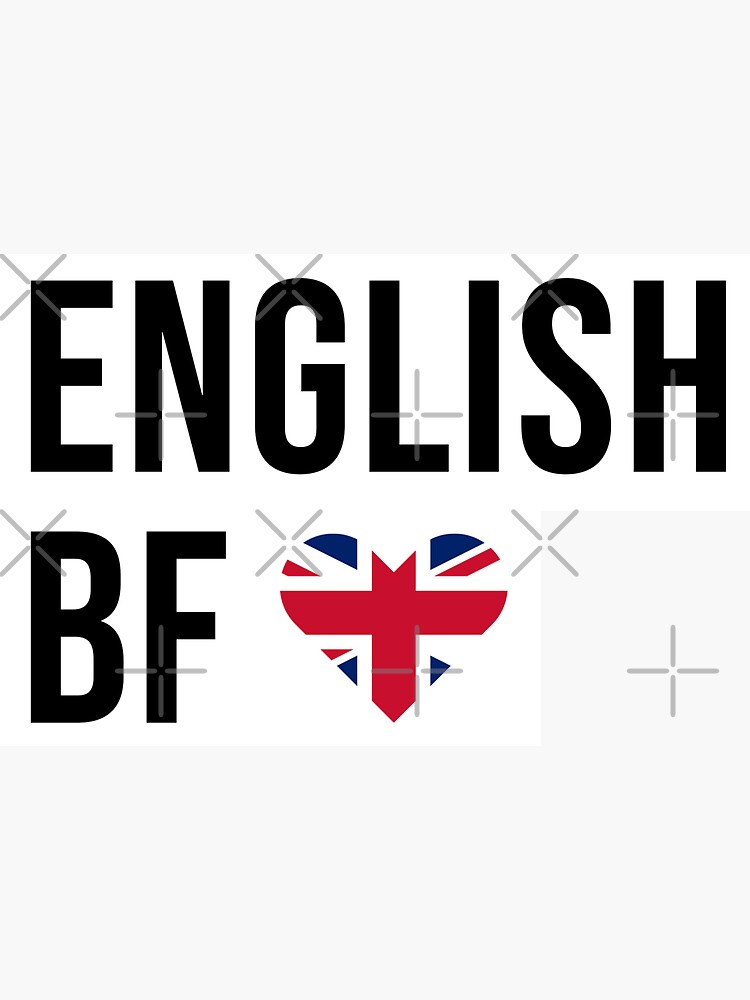"English bf english boyfriend british best friend sticker" Sticker for ...