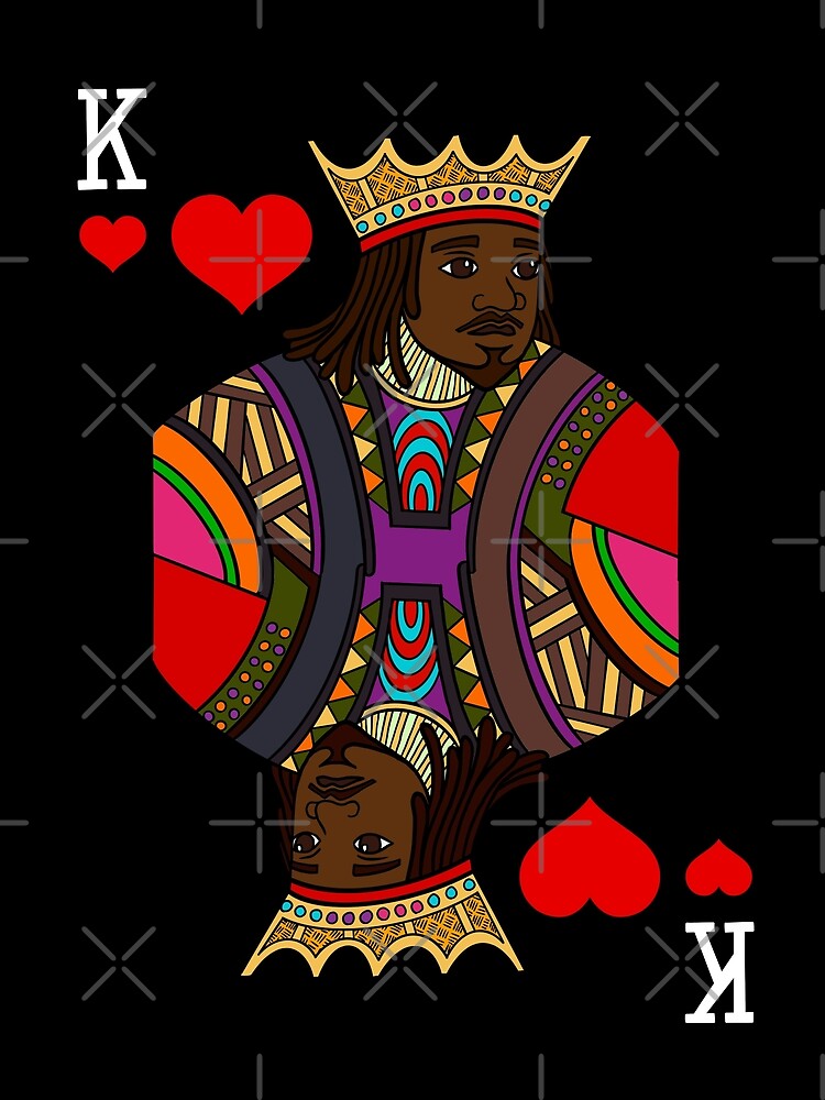 "Hand drawn black King of hearts playing card artwork " Poster for Sale by Giovanni-c | Redbubble