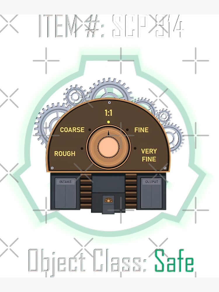 Scp 914 Poster For Sale By Paulinedaigle Redbubble