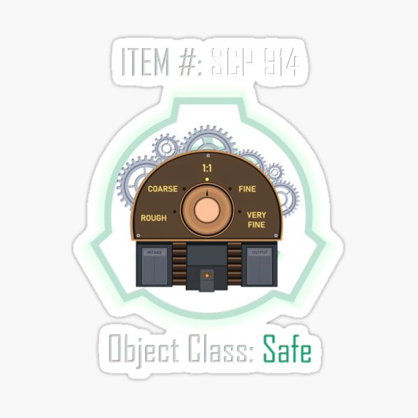"SCP-914 " Sticker for Sale by PaulineDaigle | Redbubble