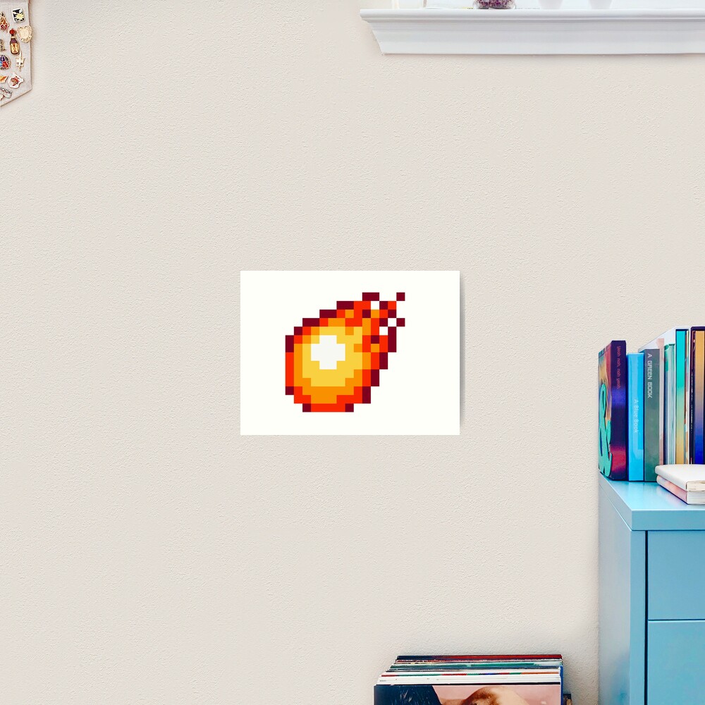 "Fireball" Art Print by Pixelblaster | Redbubble