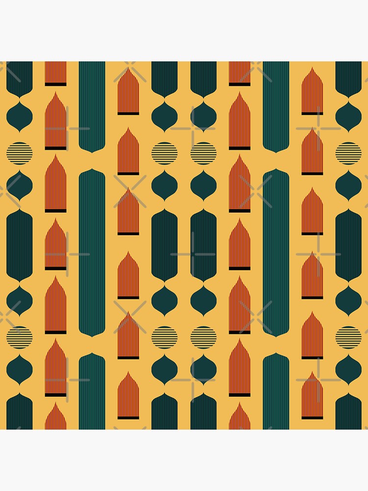 "Patterns 13 - Geometric Droplets" Sticker for Sale by Cleobule | Redbubble