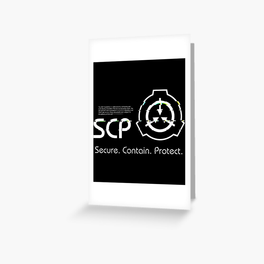 "SCP Foundation Console Logo " Greeting Card for Sale by PaulineDaigle ...