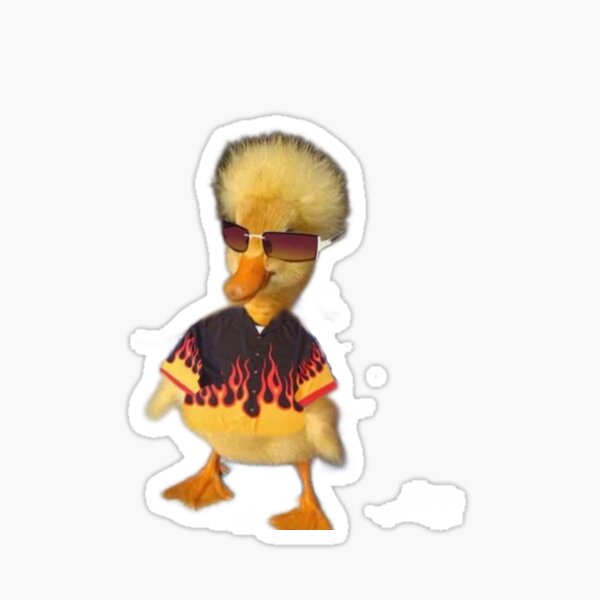 "duck gangster" Sticker for Sale by Muss-00 | Redbubble