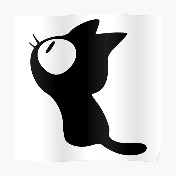 "Takkun The Cat" Poster for Sale by HeavenlyPlaces | Redbubble