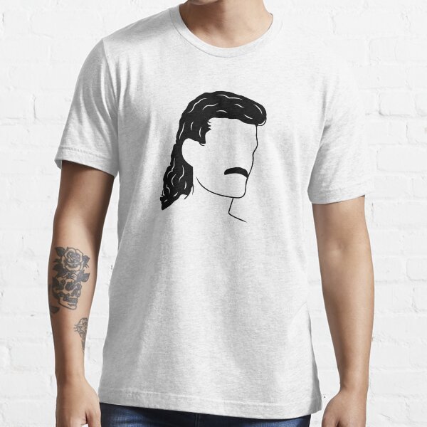"Mullet - mullet haircut " T-shirt for Sale by VALANTINAA | Redbubble ...