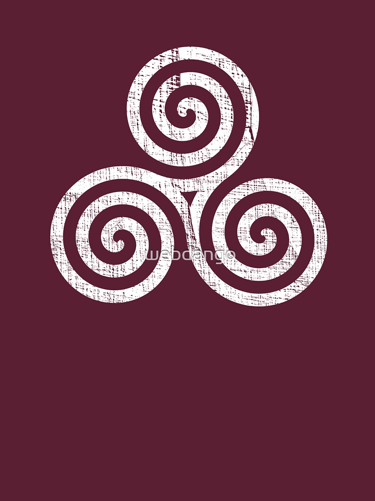 "Celtic Spiral Knot Distressed Design" T-shirt by webdango | Redbubble