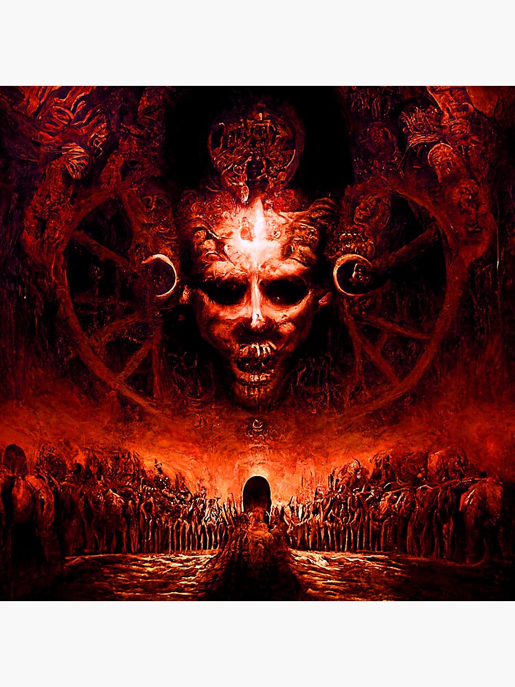 Pegatina « círculo más profundo del infierno, círculo del infierno ...