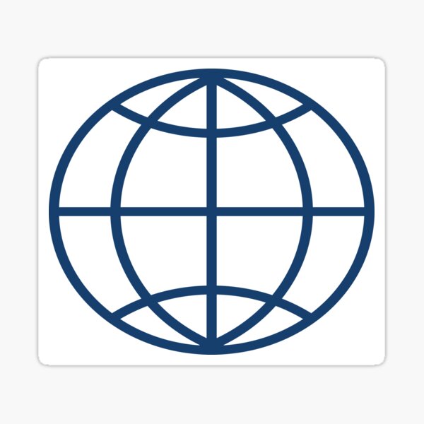 "World Wide Icon" Sticker for Sale by wa2022 | Redbubble