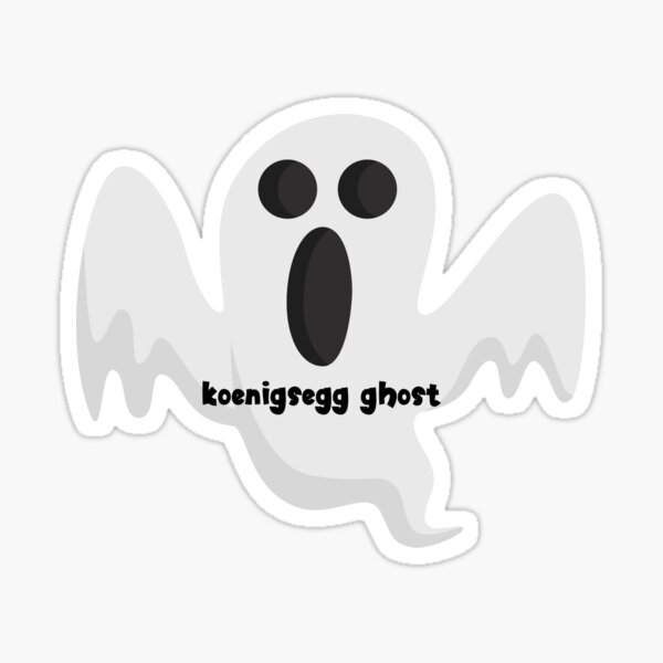"koenigsegg ghost" Sticker for Sale by clazzybay | Redbubble