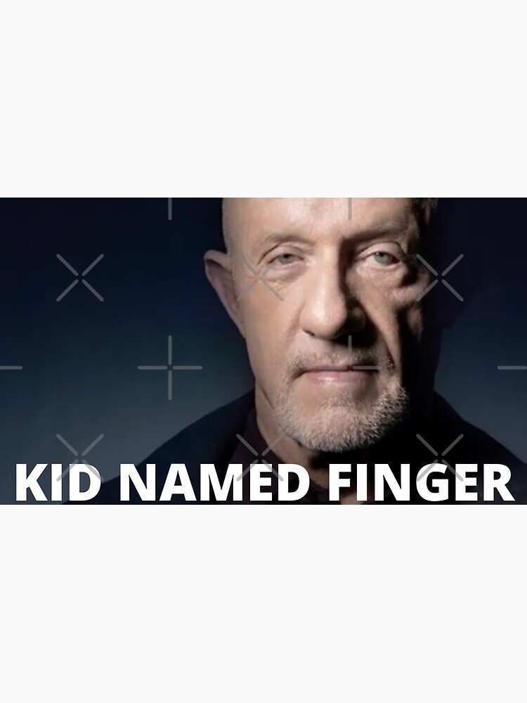 "kid named finger" Sticker for Sale by TARATA | Redbubble